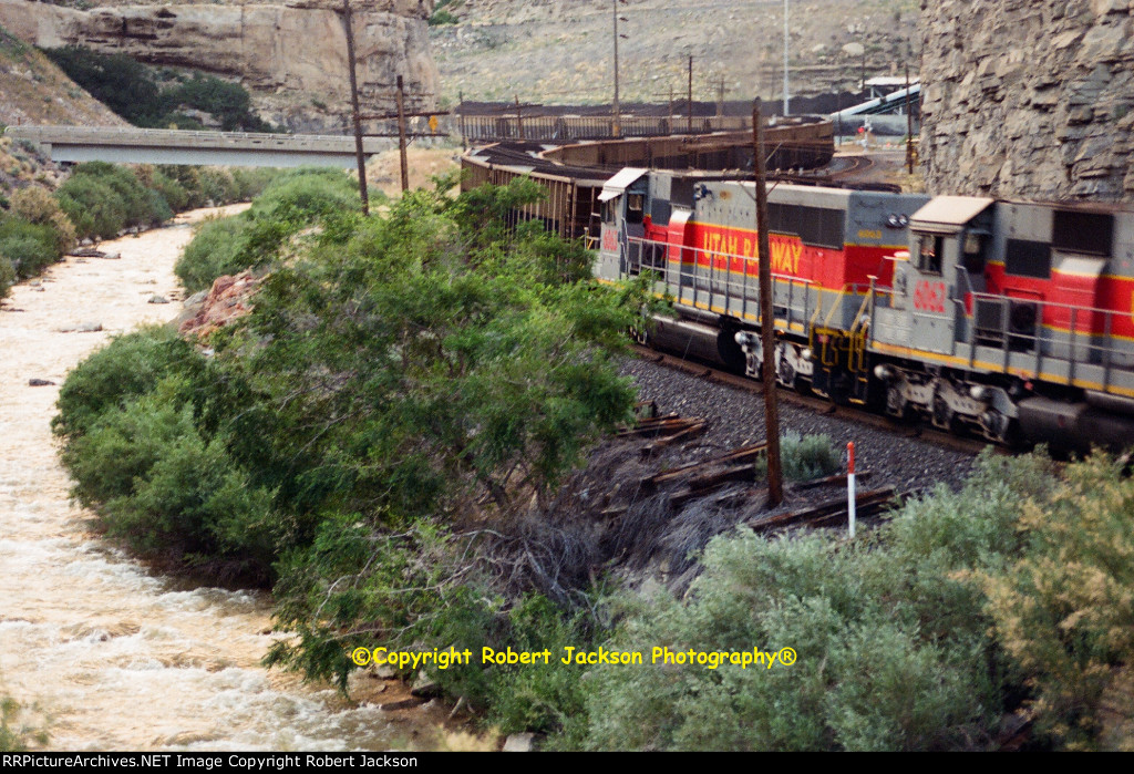 Sequence shot #9--UTAH coal train in 2005
